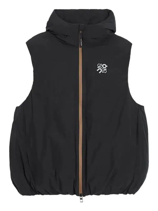 On X Loewe Puffer Vest - Black