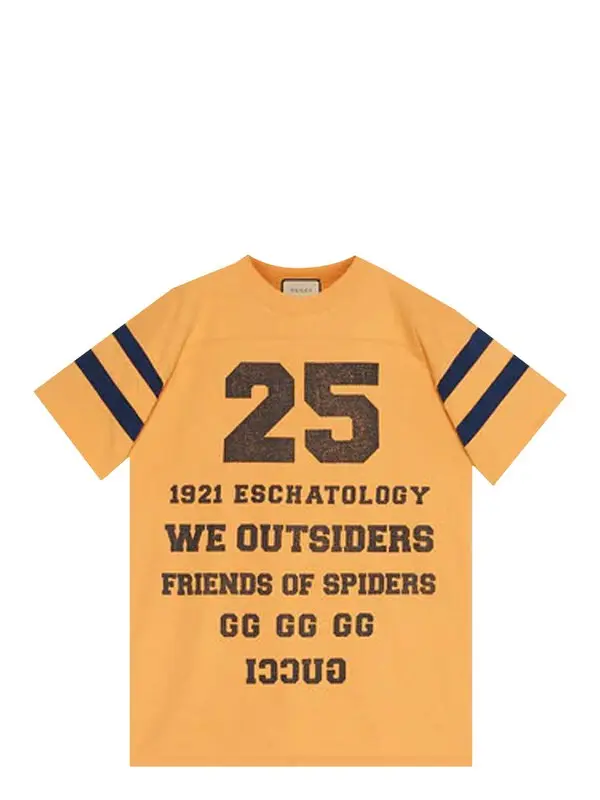 Gucci T-shirt With "25" Print - Yellow