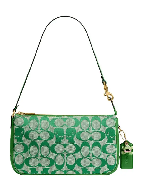 BRAIN DEAD Signature Jacquard Plaza Bag - Green
