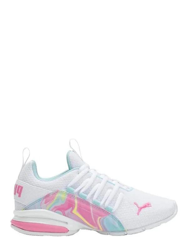 PUMA Axelion Jr Swirl Sneakers - White