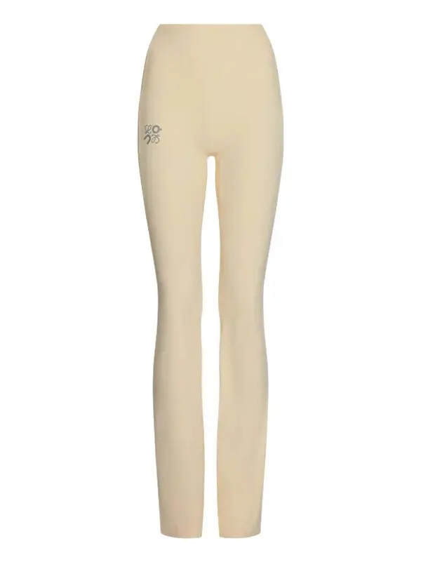 On X Loewe Soft Bootleg Pants - Cream