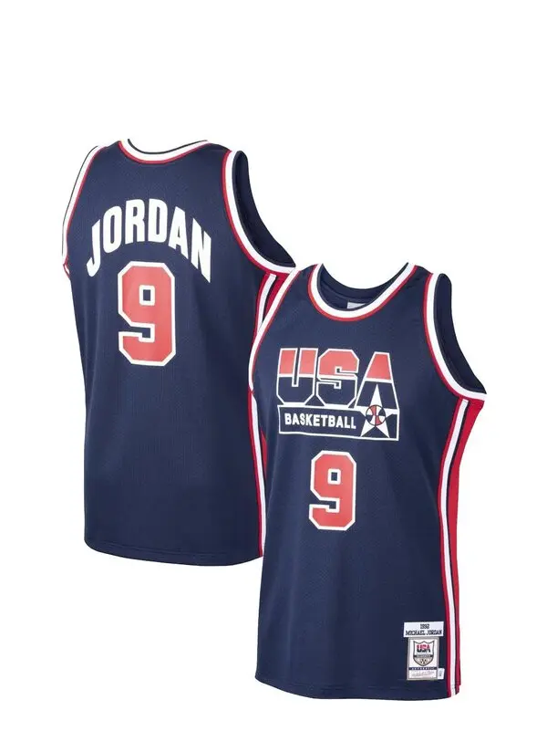 Mitchell & Ness Michael Jordan Usa Basketball 1992 Dream Team Authentic Jersey - Navy