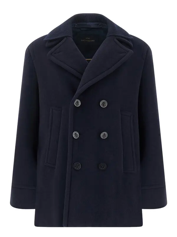 Paul & Shark Double-breasted Jacket - Dama Blue