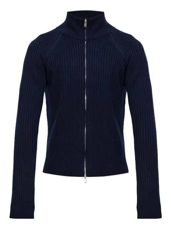 Isabel Marant Étoile High Neck Zip Knit Top - Midnight
