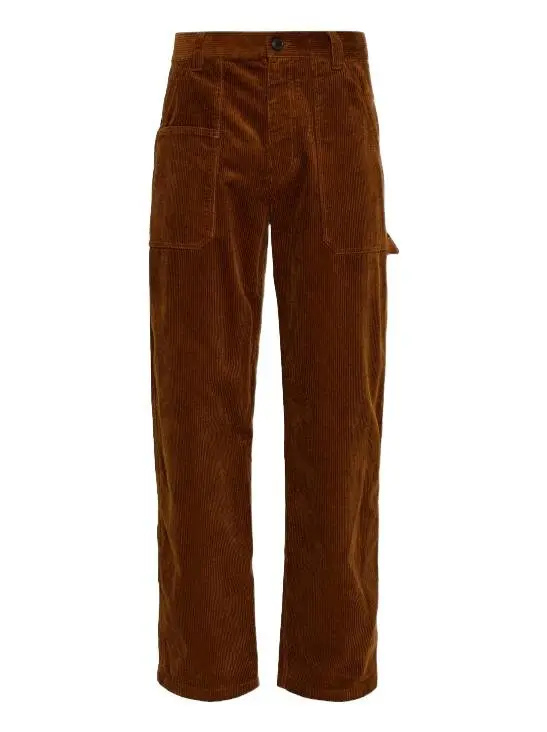 Isabel Marant Étoile Ablov Corduroy Workwear Trousers - Caramel