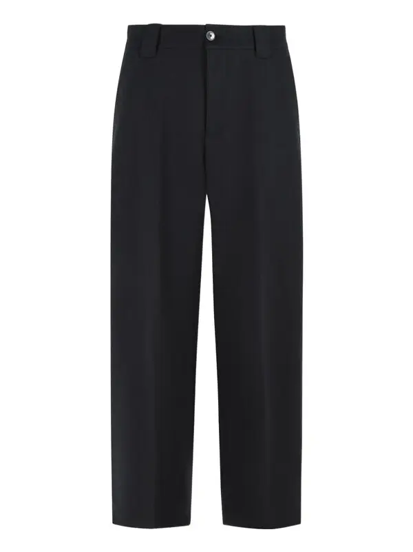 Closed Romi Cropped Wide-leg Pants - Black