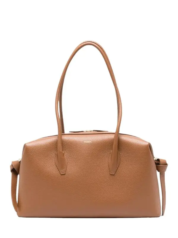 Yuzefi Brioche Duffle Grained-leather Shoulder Bag - No