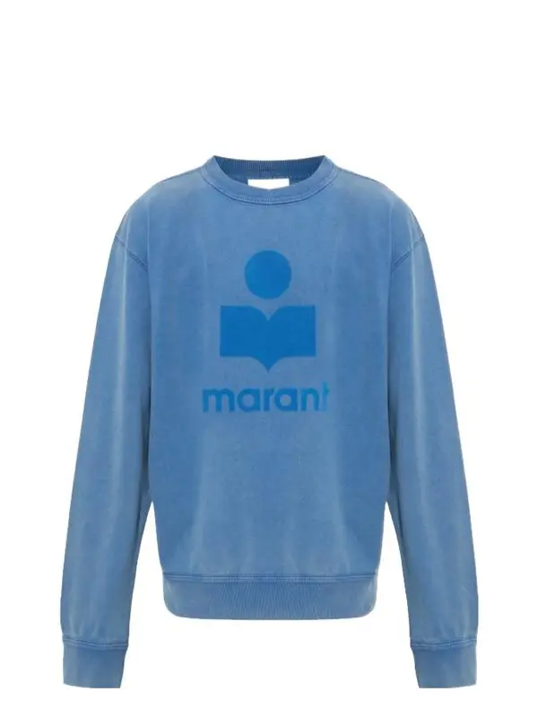 Isabel Marant Étoile Marant" Logo Sweatshirt - Blue