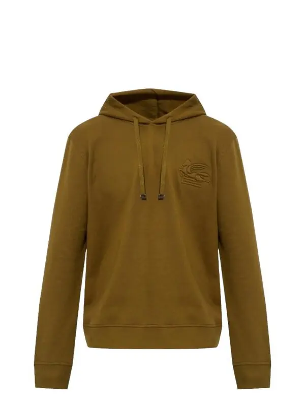 Etro Long Sleeve Hooded Sweatshirt - Brown