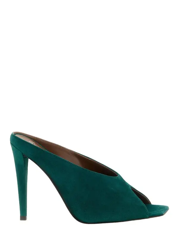 GIUSEPPE ZANOTTI Intriigo Cluedo Suede Sandals - Green