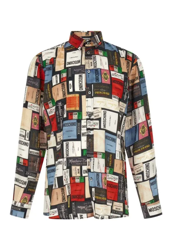 Moschino Labels' Shirt - Multicolor