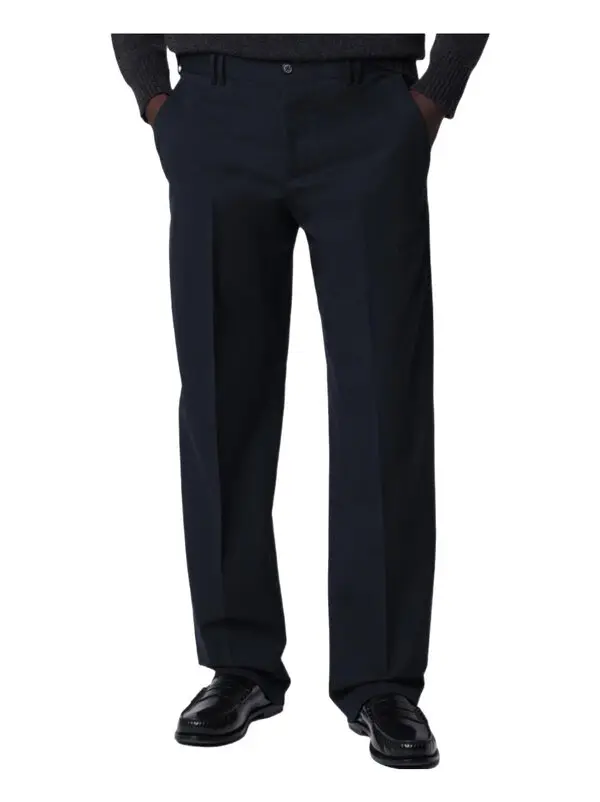 PT TORINO Wool-blend Trousers - Blue