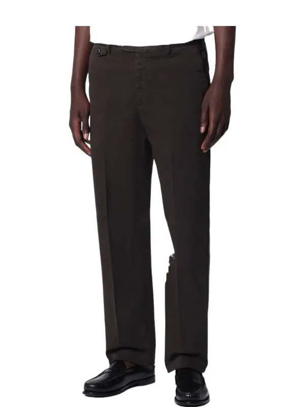 PT TORINO Cotton Trousers - Dark Brown