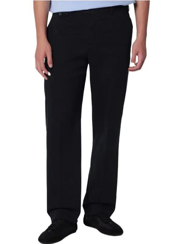 PT TORINO Tailored Cotton Trousers - Blue