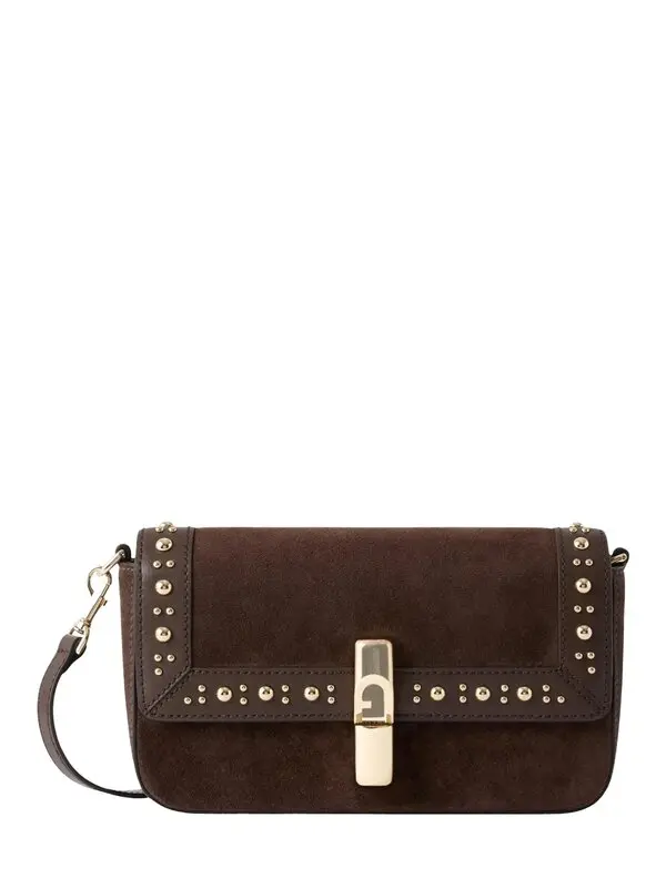 Furla Studded Flap Shoulder Bag - No