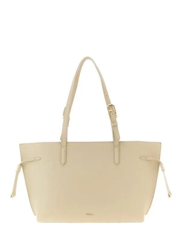 Furla Ava M Zip Tote Bag - White