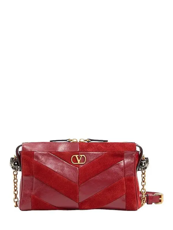 Valentino Garavani Small Quilted Shoulder Bag - Red
