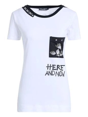 Dolce & Gabbana Cotton, Polyester, Viscose T-shirt - White