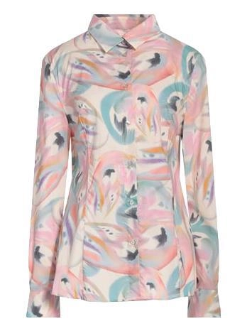 Etro Cotton And Elastane Shirt With Multicolor Print - Blush
