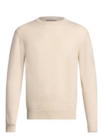 WOOL & CO Merino Wool And Cashmere Crewneck Sweater - Beige