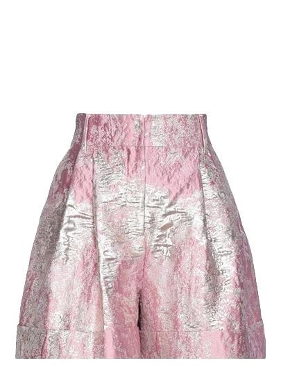 Dolce & Gabbana High Waisted Brocade Shorts - Pink