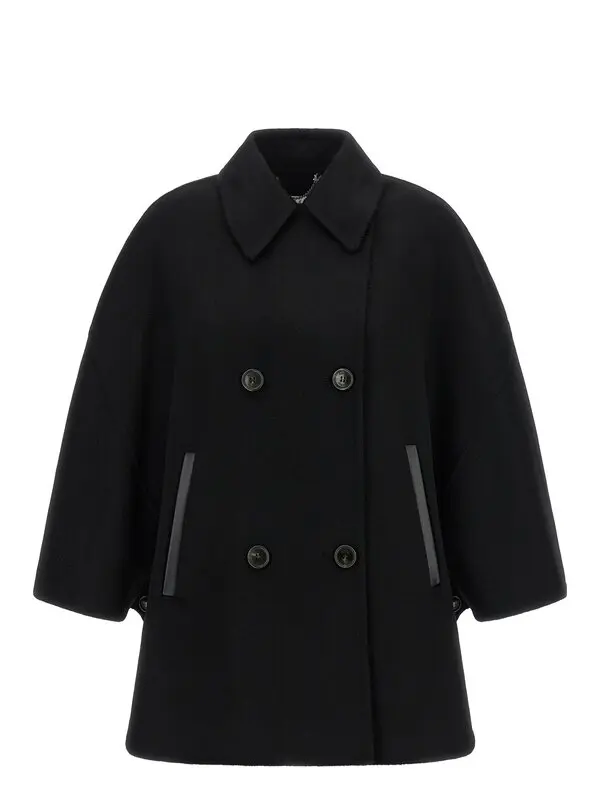 Max Mara Mxaospite' Cape - Black