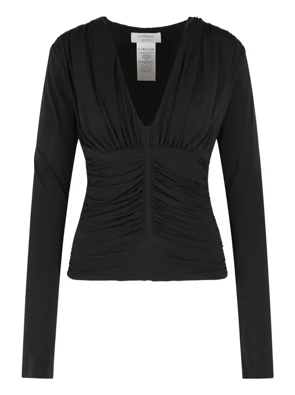 Sportmax Beato" Viscose Top - Black