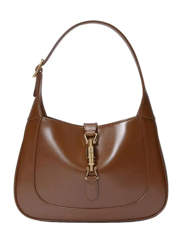 Gucci Leather Shoulder Bag - Brown