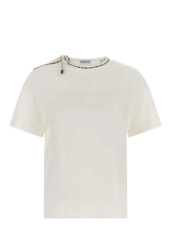 Burberry Frankie Bow T-shirt - White