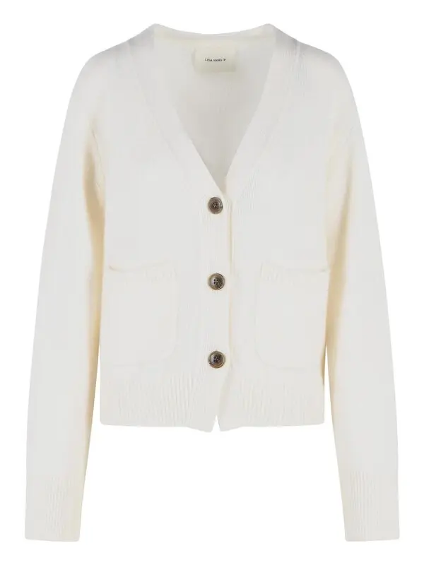 LISA YANG Danni Cashmere Cardigan - Cream