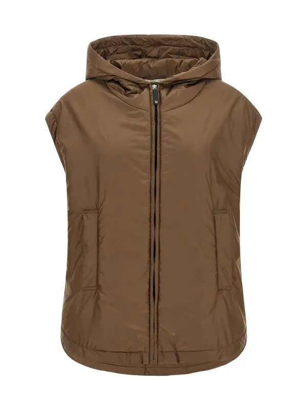Max Mara Mtcambra' Vest - Brown