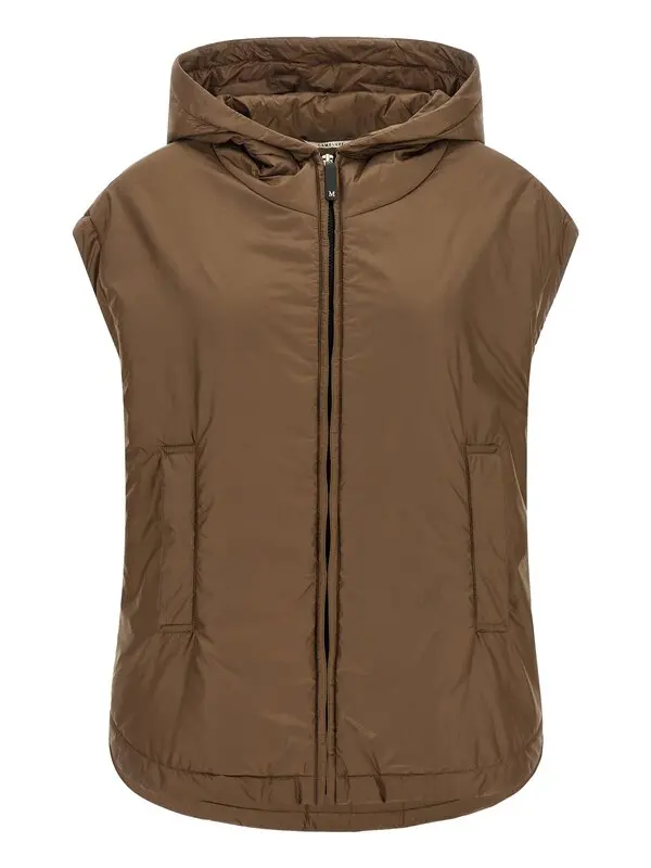 Max Mara Mtcambra' Vest - Brown