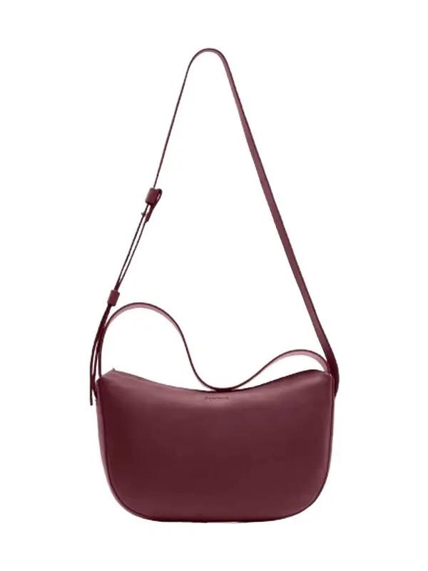 Écotorie Peggy Wine Leather Sling Bag - Red