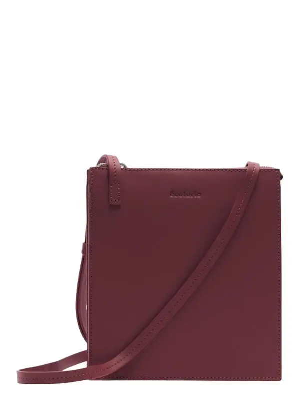 ÉCOTORIE Polly Wine Calf Leather Bag - Red