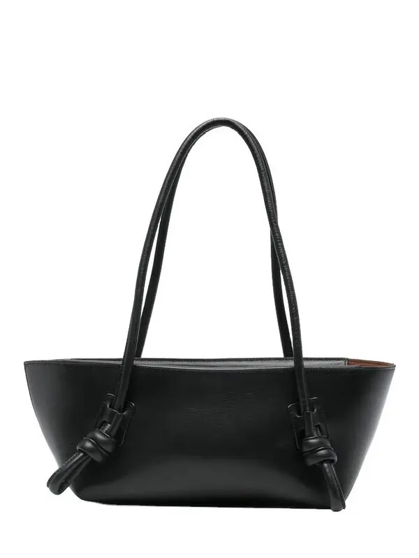 Hereu Leather Shoulder Bag - Black