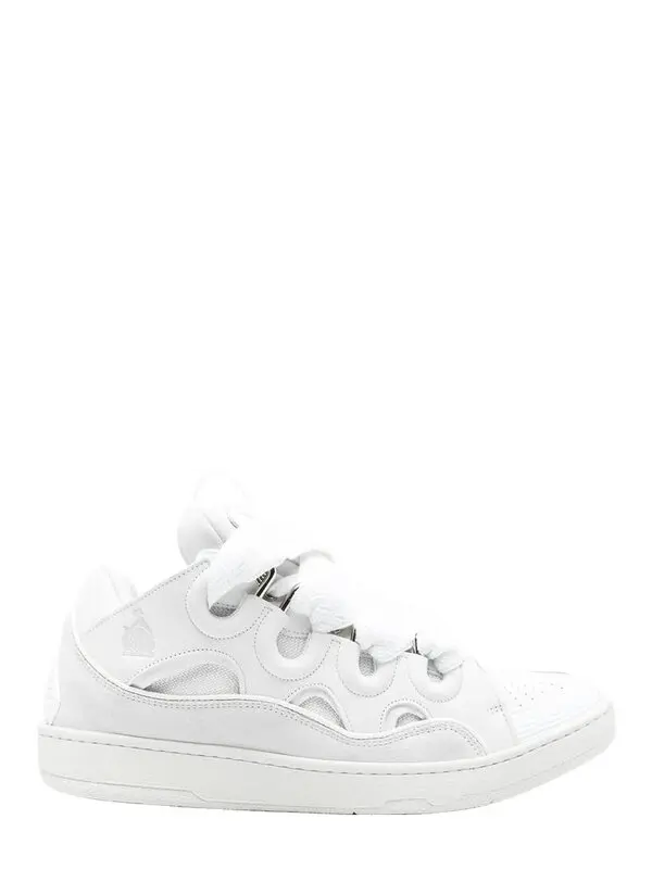LANVIN Leather Low-top Sneakers - White