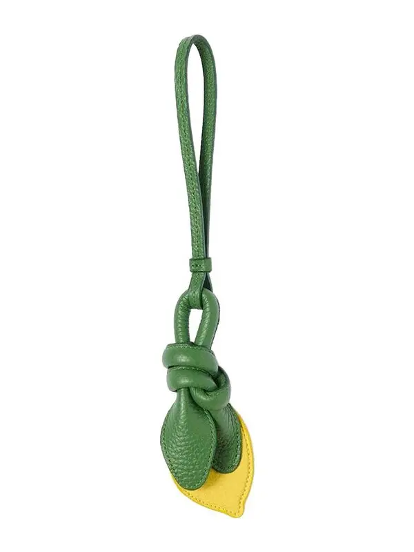 Jacquemus Keyring With Knot And Leaf Detailing - Multicolor
