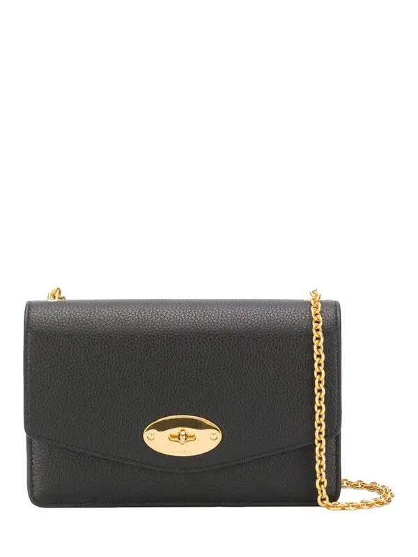 Mulberry Mini Bag With Turn-clasp Fastening - Black