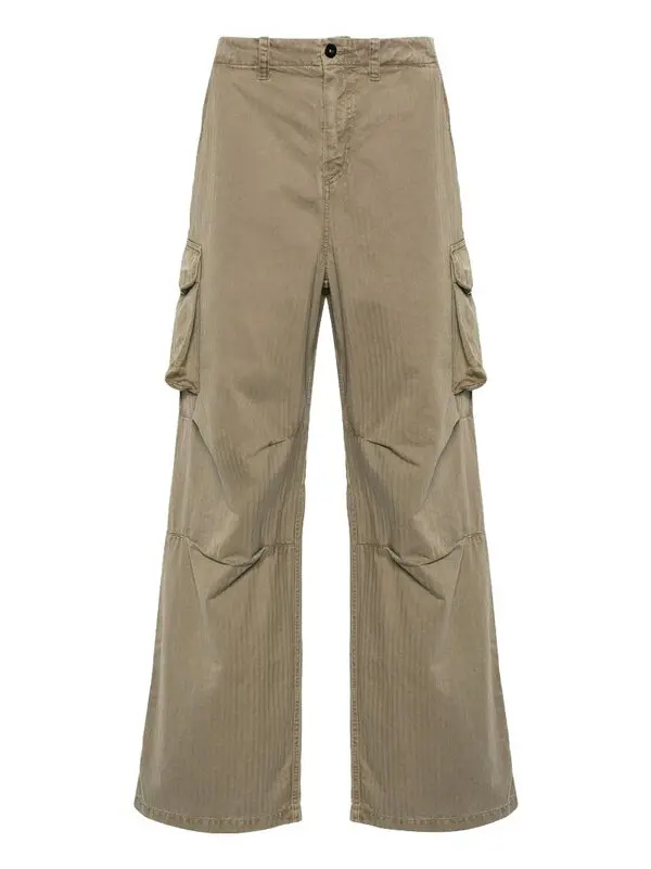 Our Legacy Wide-leg Cargo Trousers - Green