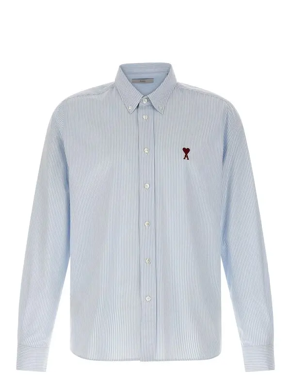 AMI Paris De Coeur' Shirt - Blue