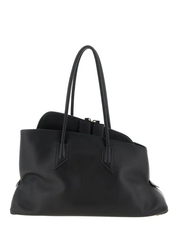 Attico La Passeggiata Medium Shoulder Bag - Black