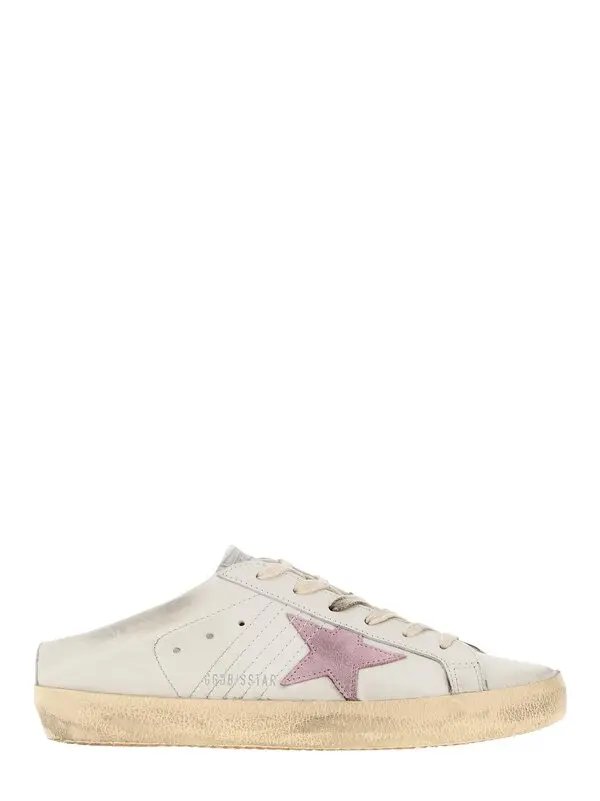 GOLDEN GOOSE Leather Super-star Slip-on Sneakers - White
