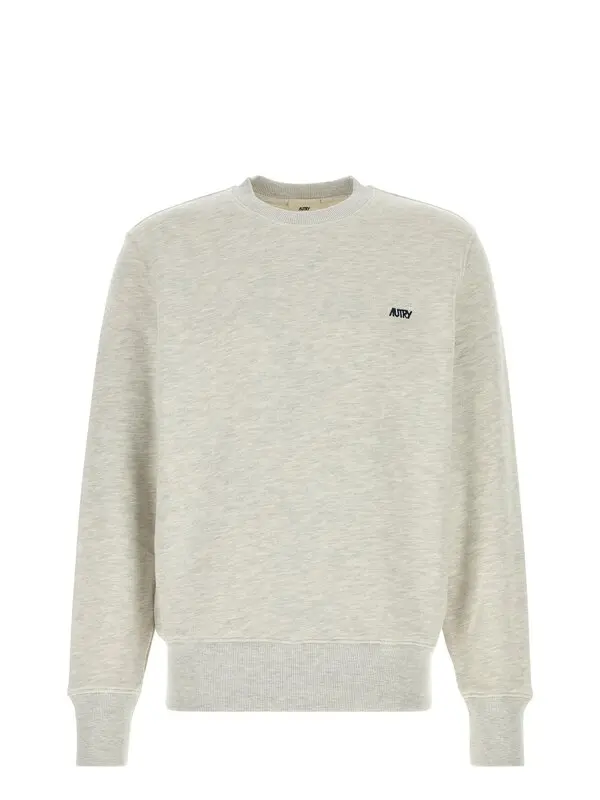 AUTRY Melange Light Cotton Sweatshirt - Grey