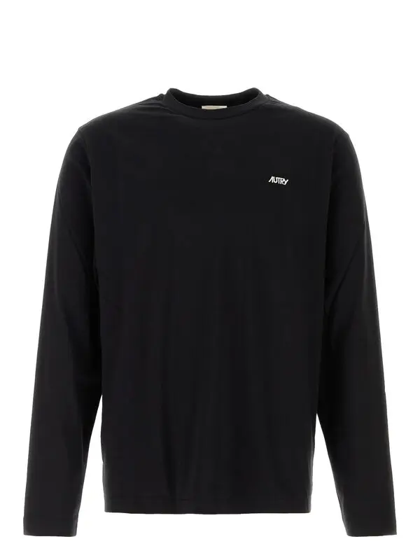 AUTRY Cotton T-shirt - Black