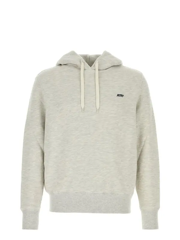 AUTRY Melange Light Cotton Sweatshirt - Grey