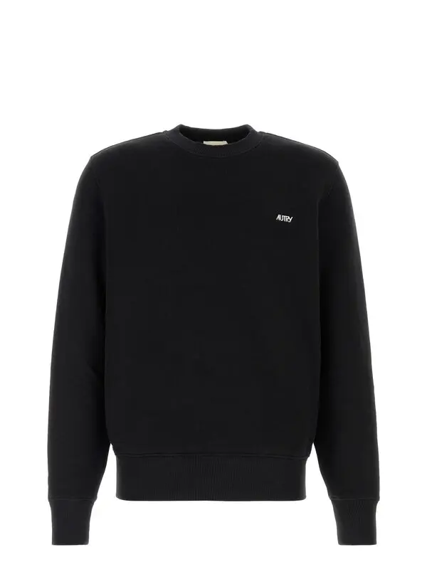 AUTRY Cotton Sweatshirt - Black