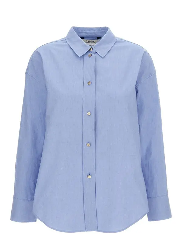 Max Mara Volonta Oxford Shirt - Azzurro