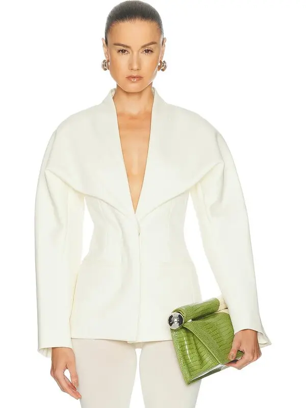 Jacquemus La Veste Chale Blazer - Off White