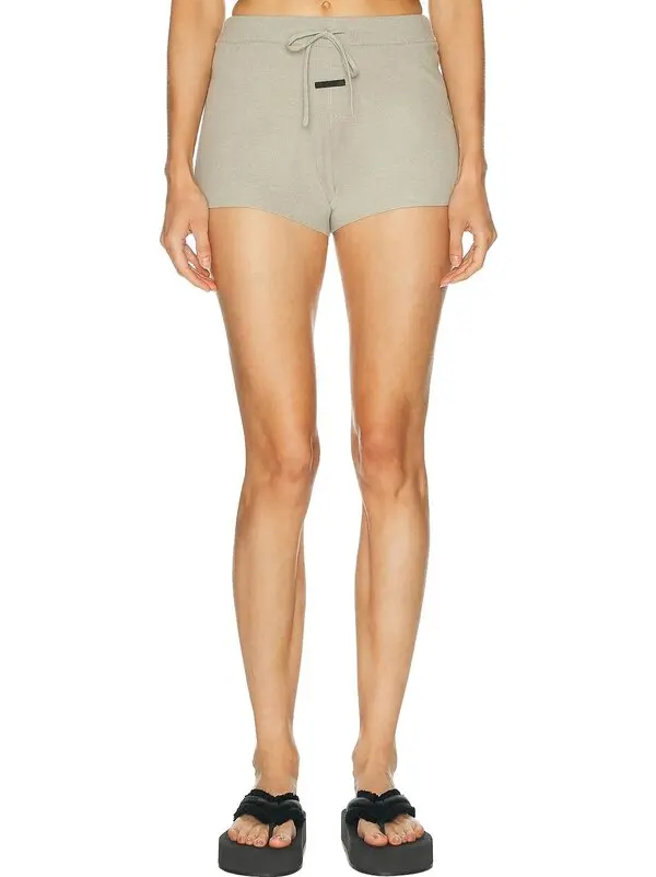 Fear Of God Ribbed Knit Running Short - Seal