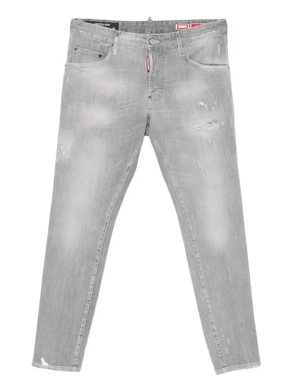 Dsquared2 Grey Denim Slim-fit Jeans - Gray